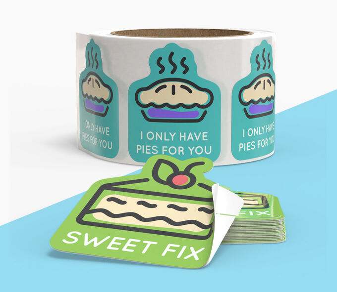 Custom Shape Stickers and Labels - Cut-to-Shape Printing | PrintPlace