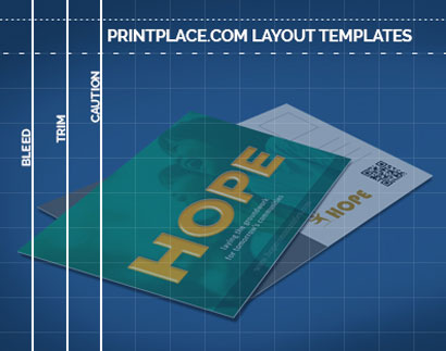 Raised Spot UV Postcards | Print Templates | PrintPlace